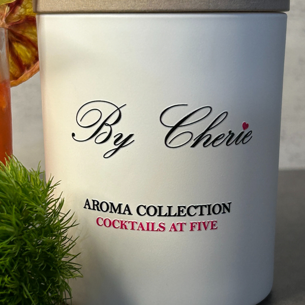 Aroma Collection - Cocktails At Five - White – By Cherie Candles and ...